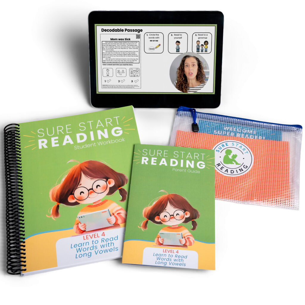 Sure Start Reading Level 4: Learn to Read Words with Long Vowels - Sure ...